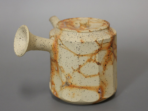 Japanese pottery - Tokoname kyusu teapot by Konishi Yohei