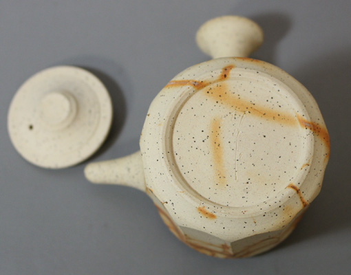 Japanese pottery - Tokoname kyusu teapot by Konishi Yohei