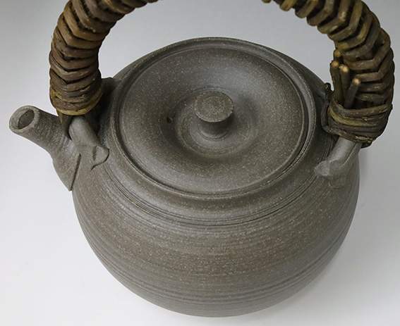 Japanese Tokoname dobin kyusu teapot by Mizuno Hiroshi