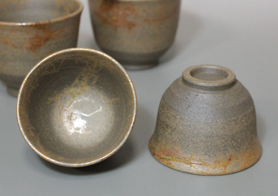 Japanese pottery - Tokonameyaki teapot by Tanikawa Jin